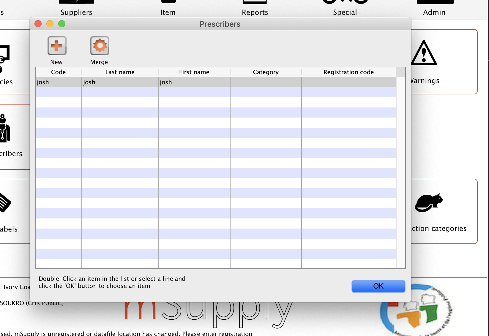 No result when searching for a prescriber · Issue #3215 · msupply ...