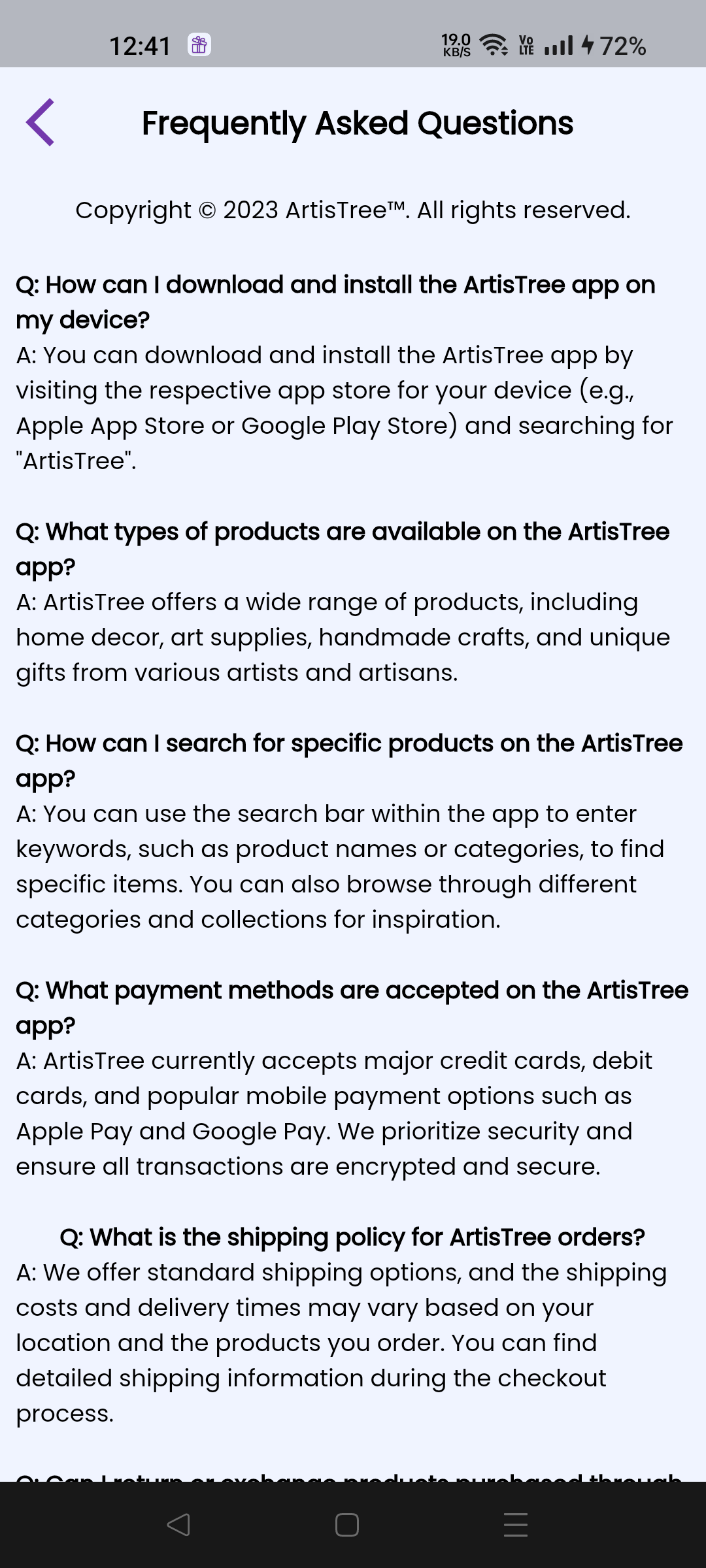 GitHub - gauthiii/artistree: Artis_Tree - Flutter Shopping Application