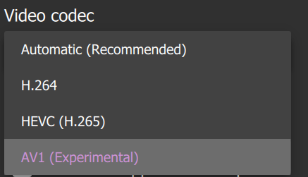 [AV1] Fallback to best available codec, not to `H264/AVC` · Issue #1053 · moonlight-stream ...