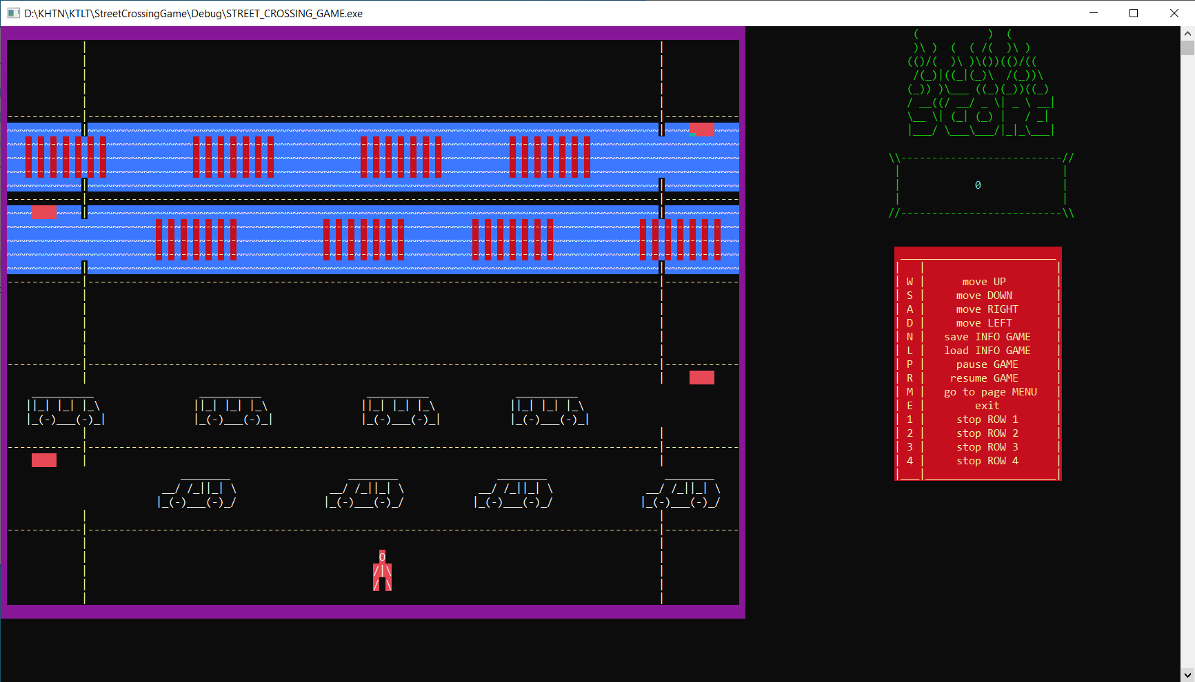 GitHub - toanhuuvuong/KTLT-GameCrossingStreetOOP: Game người băng qua đường