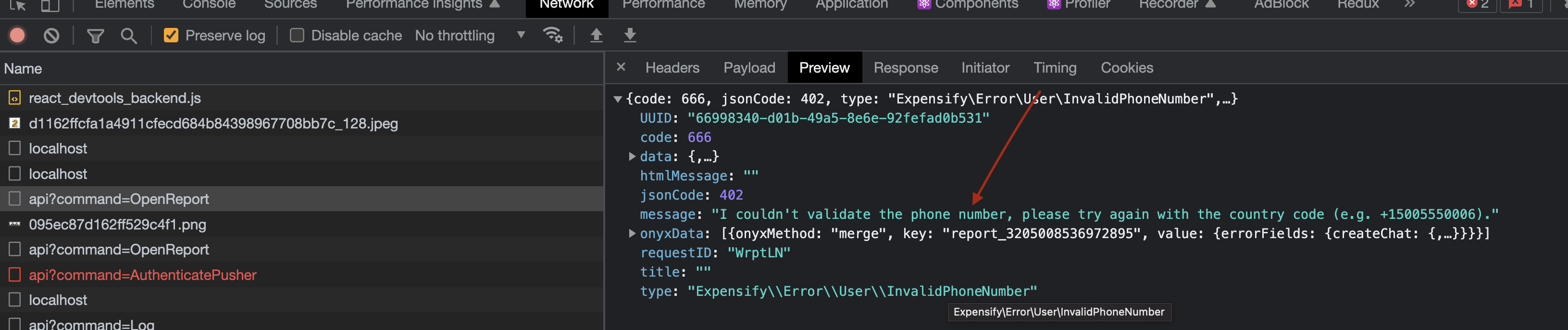 Error message disappears quickly when initiating chat with invalid phone number · Issue #16057 ...