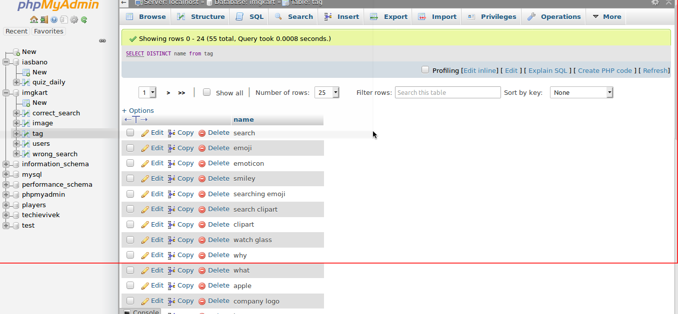 inline editing in "select distinct" does not quote the values correctly · Issue #15523 ...