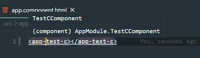 Go To Definition not working in template on component tags with a directive · Issue #1219 ...