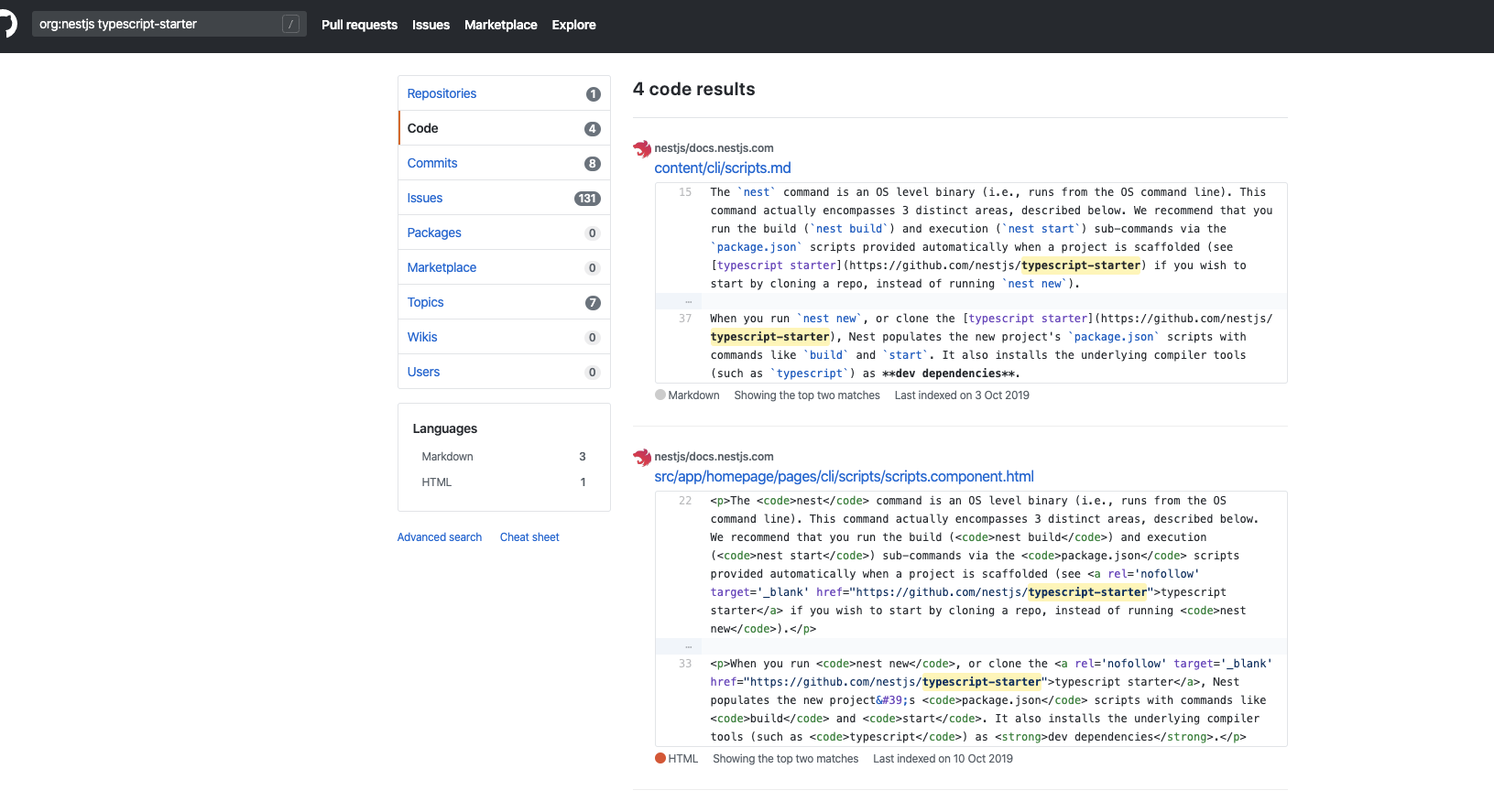 How To Replace The Default Typescript Starter · Issue 519 · Nestjsnest Cli · Github 