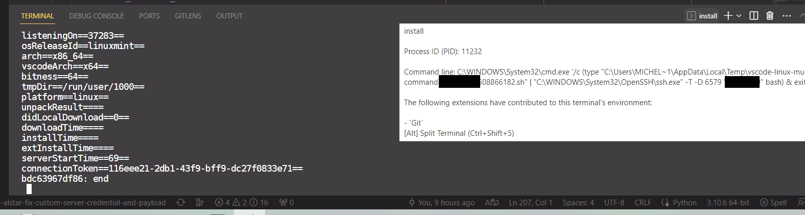 Terminal Comes Up on Every Remote SSH Session on Specific Host · Issue #8475 · microsoft/vscode ...