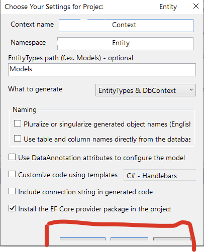 buttons don't appear · Issue #1731 · ErikEJ/EFCorePowerTools · GitHub