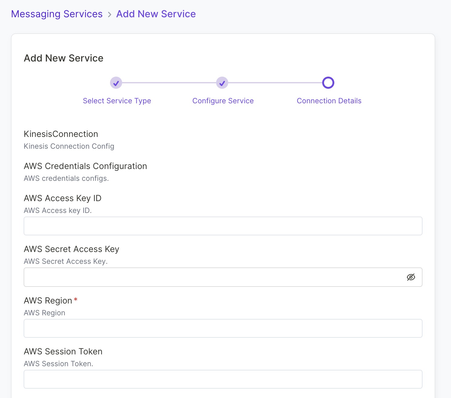 Unable To Set Aws Config For Kinesis Connector · Issue 9029 · Open Metadata Openmetadata · Github