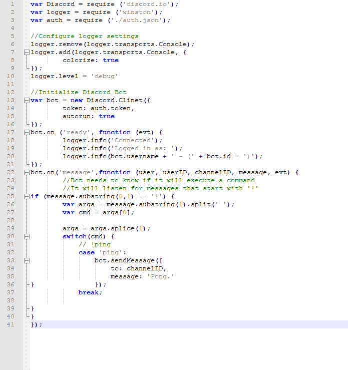 Issue with the "node bot.js" command? · Issue #58 · renesansz/discord-greeter-bot · GitHub