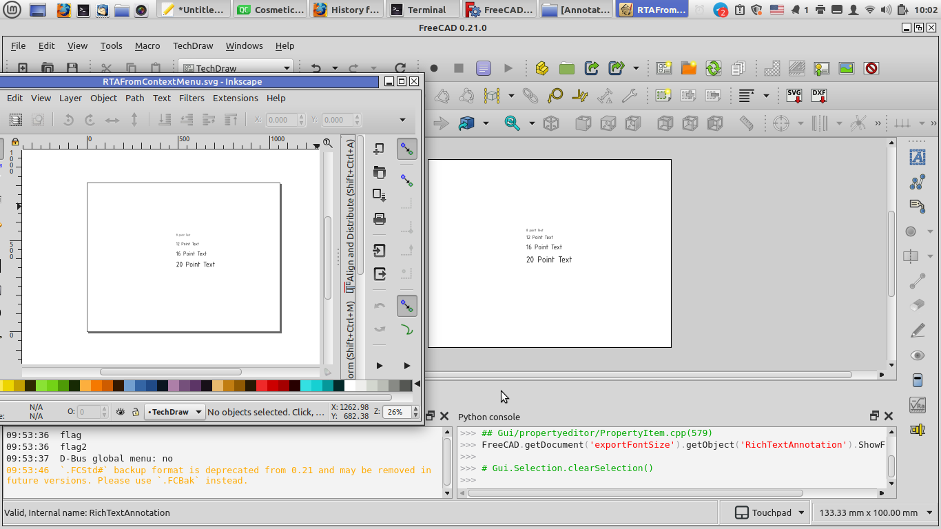 Problem Richtextannotation Loss Font Settings When Exporting A Techdraw Model In Svg Format 