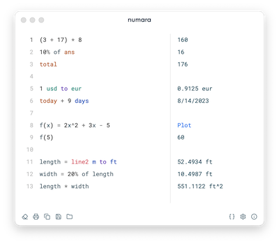 GitHub - bornova/numara-calculator: Simple notepad calculator built on ...