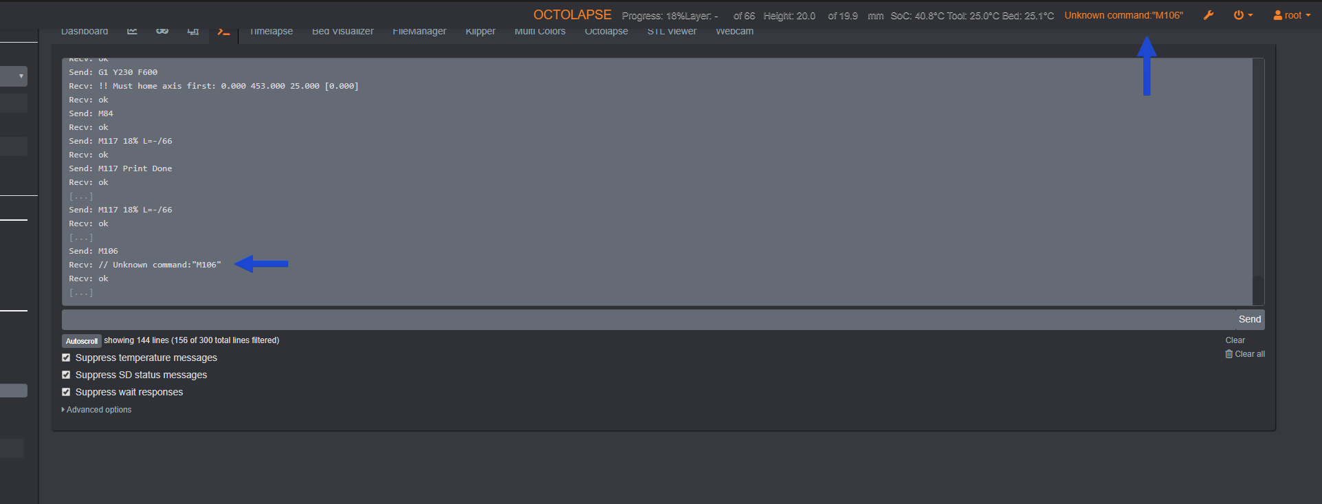 Print failing almost immediately. · Issue #2659 · Klipper3d/klipper · GitHub