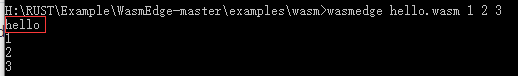 Docs `hellowasm` Output Is Not The Same As The Docs Describes · Issue 1762 · Wasmedge