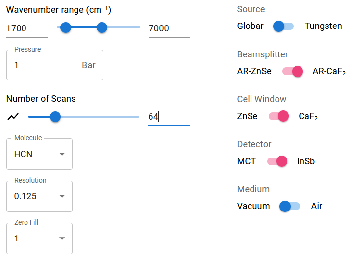 Update default parameters · Issue #382 · RastonLab/Virtual-FTIR-Spectrometer · GitHub
