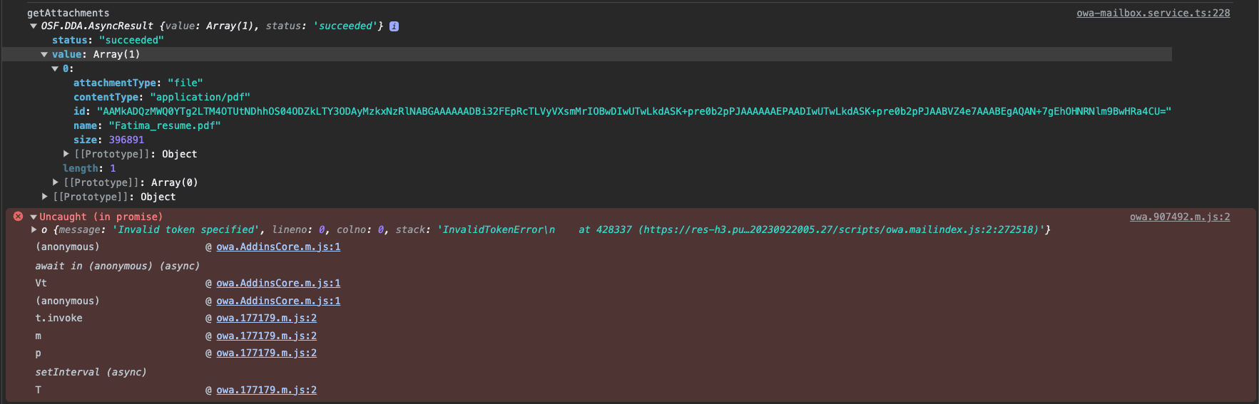 getAttachmentContentAsync throws error when exchange settings are changed · Issue #3751 ...