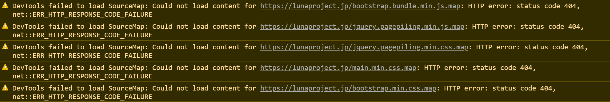 全ページで無駄なmapが読み込まれようとしている · Issue #21 · LunaProject-Discord/Issues · GitHub