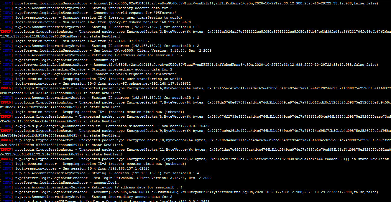 PSF start error · Issue #620 · psforever/PSF-LoginServer · GitHub