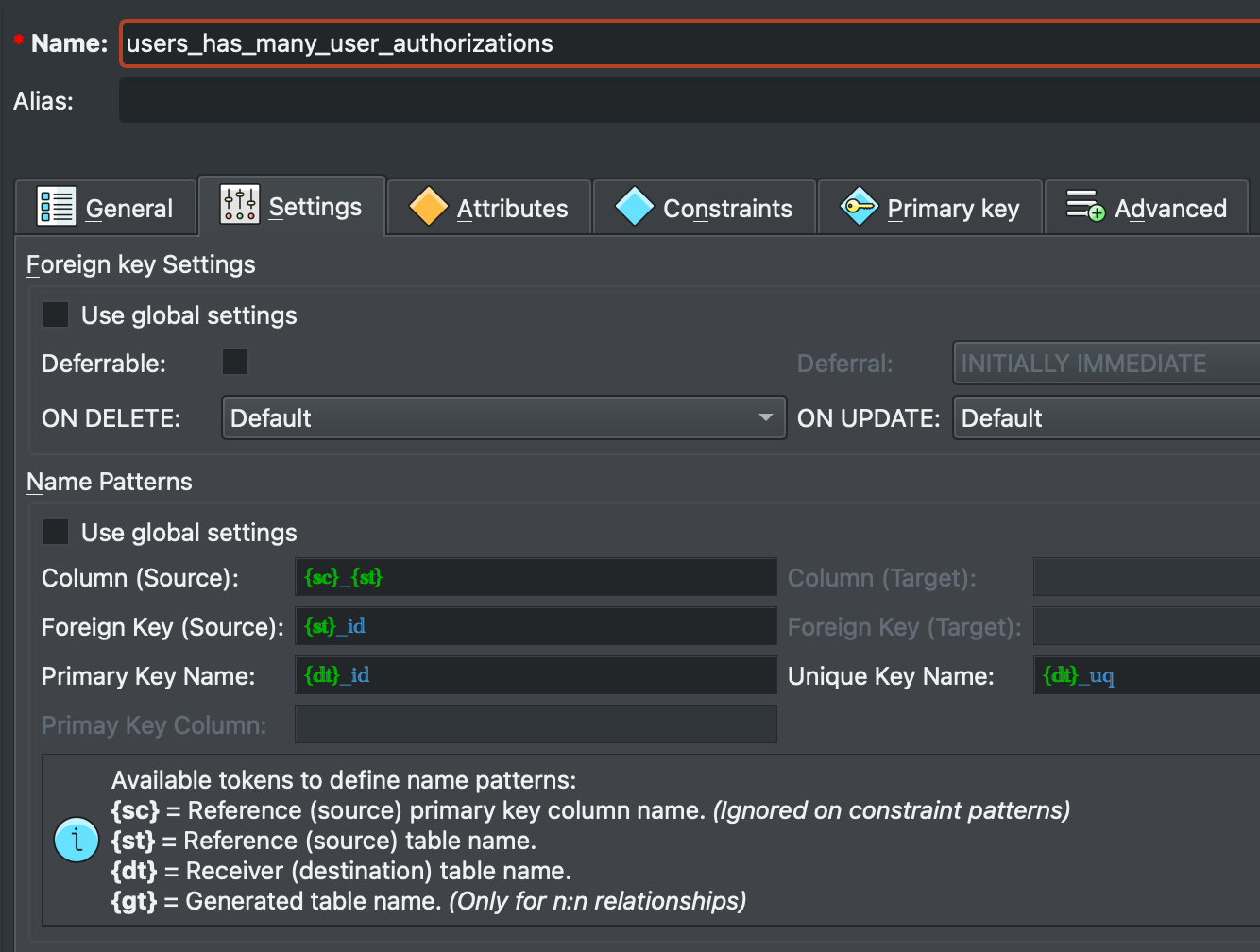 Allow renaming auto-generated foreign key column names when creating a connection · Issue #1789 ...