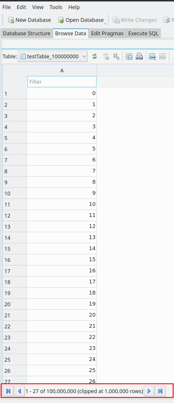 Magical limit of failure between 70 million and 100 million rows in one ...