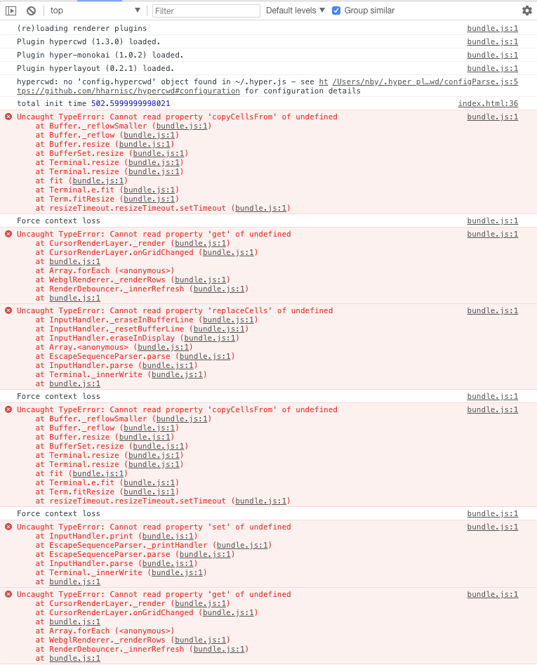 Tab do not respond & squash/stretching on resize · Issue #3593 · vercel/hyper · GitHub