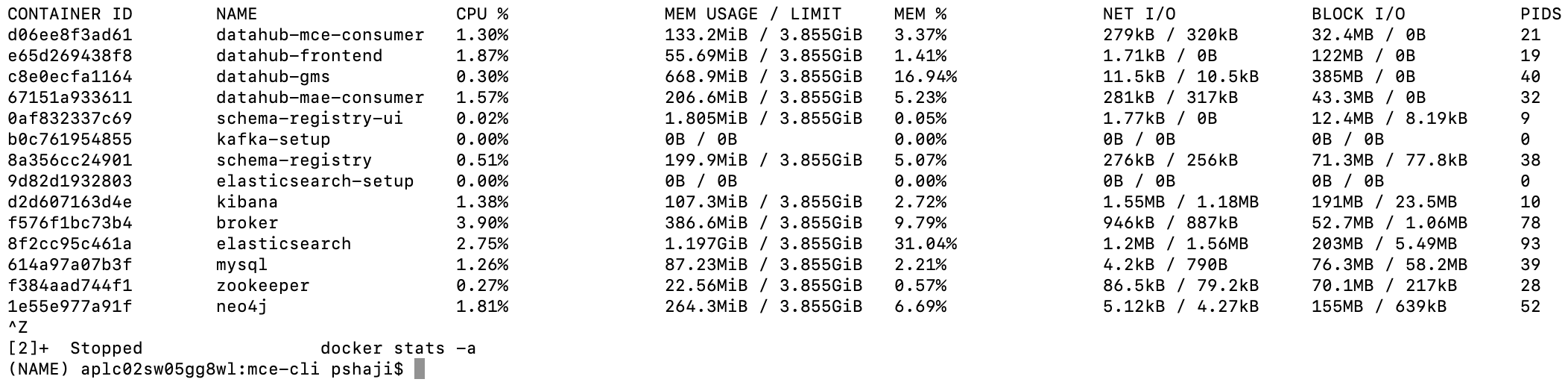 "requests.exceptions.ConnectionError" when bootstrapping the data with ...