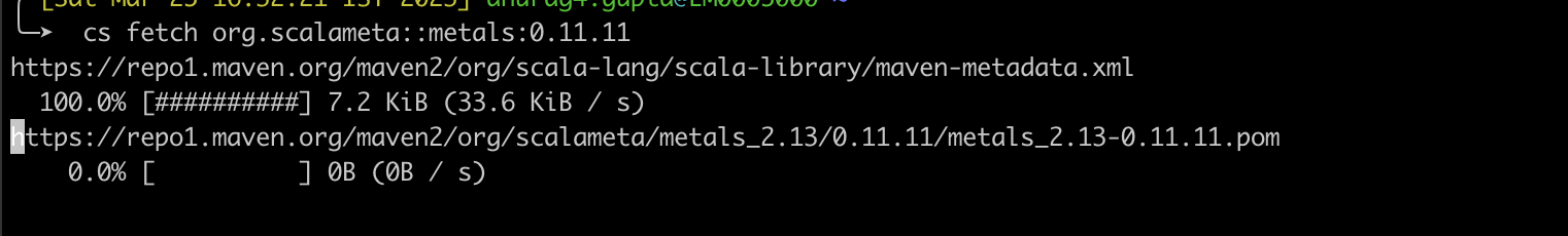 Scala metals 0.11.11 taking infinite time to download in vscode · Issue ...