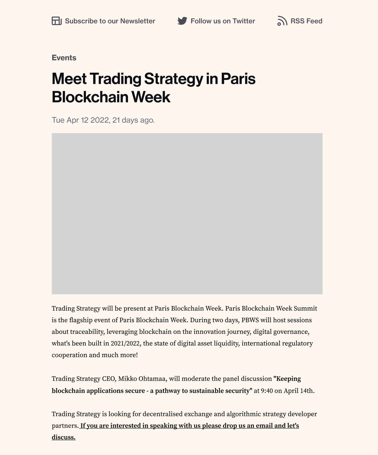 More white space on blog pages · Issue #124 · tradingstrategy-ai/frontend · GitHub