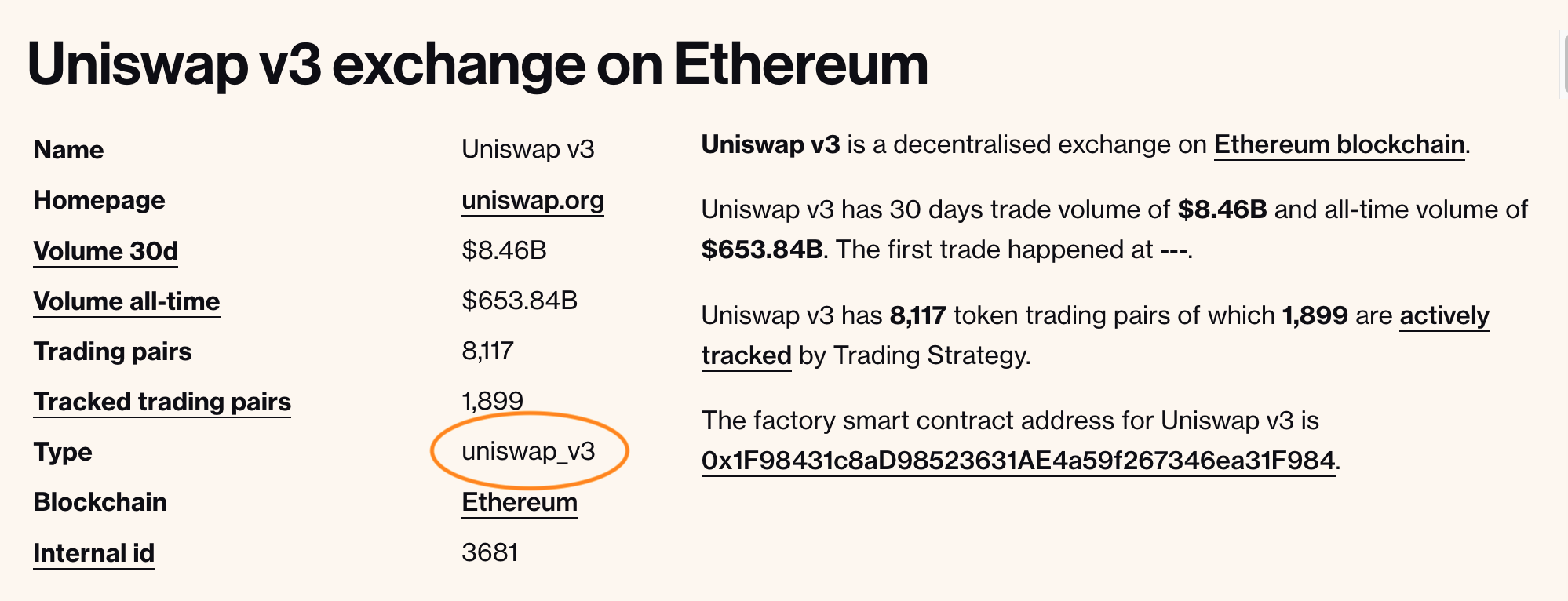 Update Exchange and Pairs pages to support Uniswap V3 data · Issue #194 · tradingstrategy-ai ...
