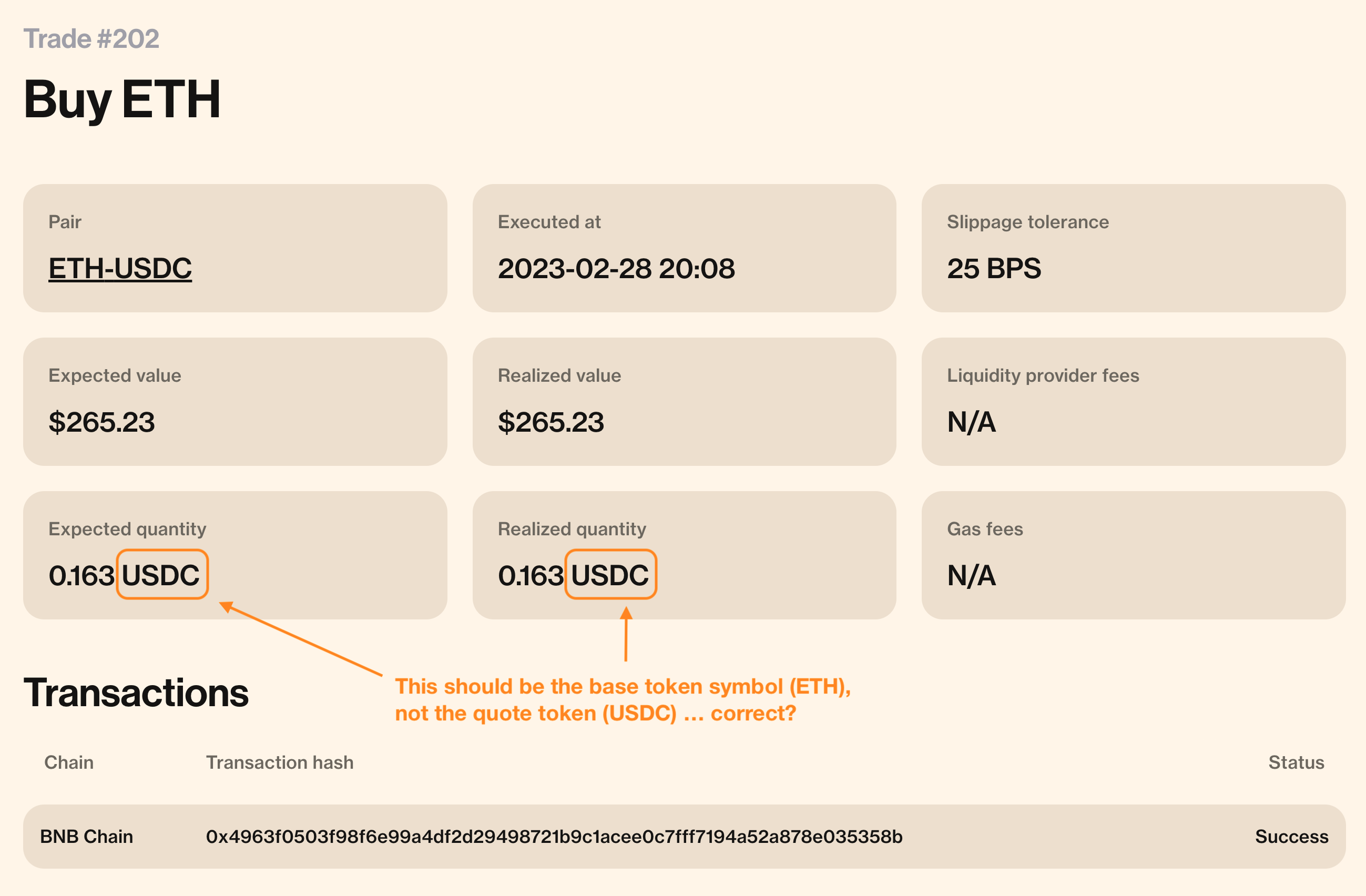 Trade details shows wrong symbol for quantities · Issue #386 · tradingstrategy-ai/frontend · GitHub