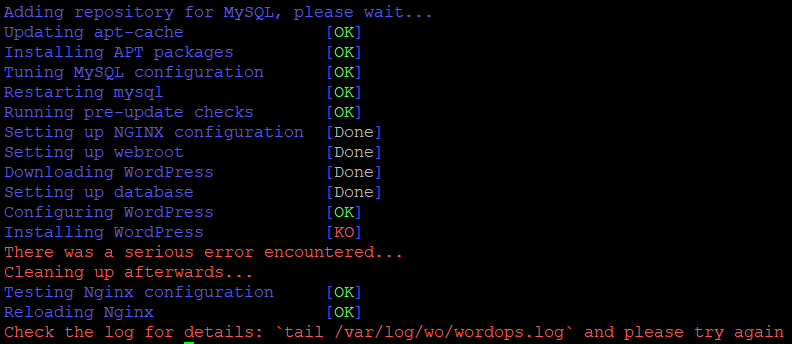 Wordops nginx already installed. · Issue #424 · WordOps/WordOps · GitHub