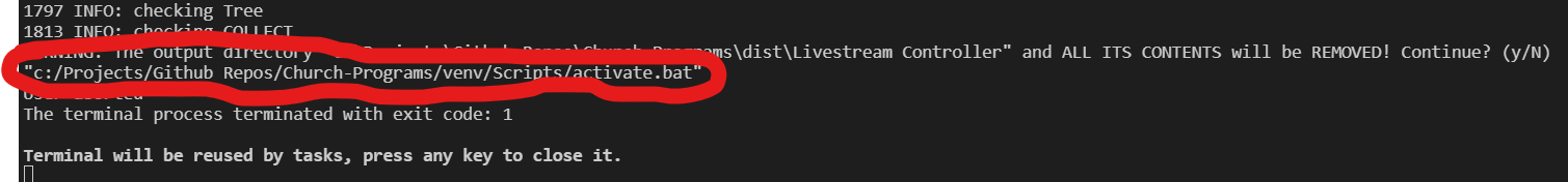 Task With Venv That Needs User Confirmation But Blocked By Terminal Activating Venv · Issue