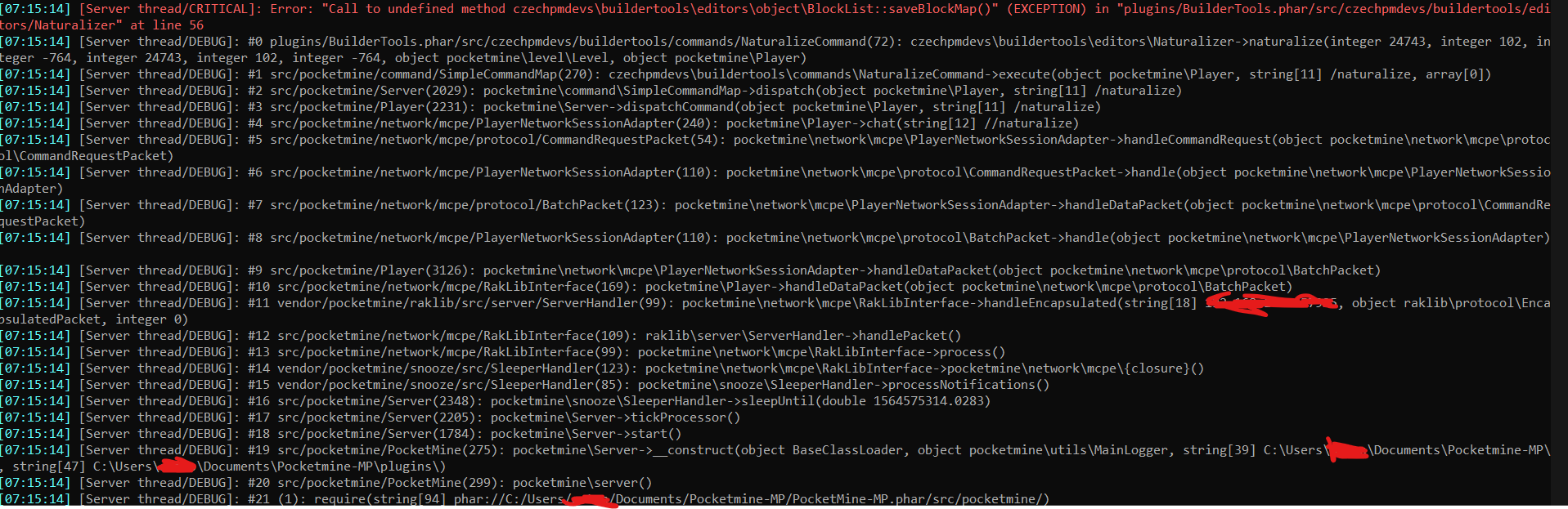 //naturalize is broken · Issue #67 · CzechPMDevs/BuilderTools · GitHub