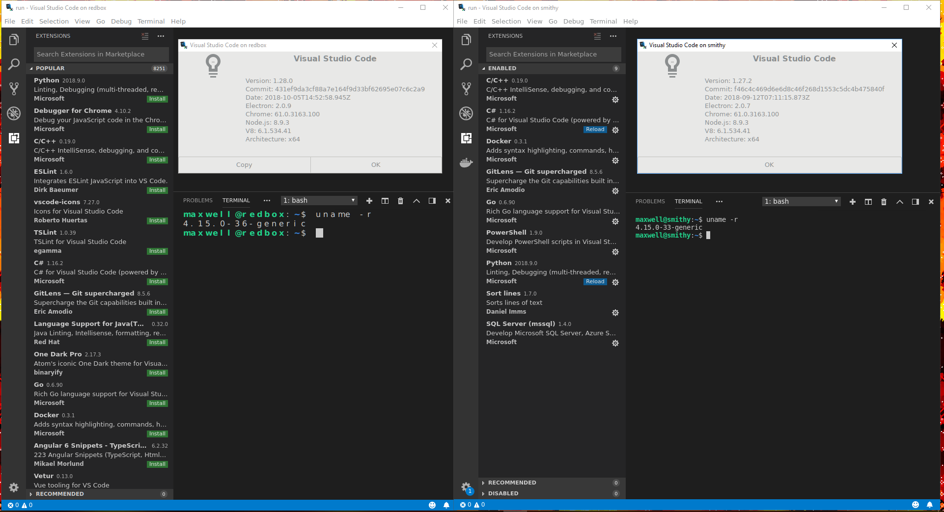 Font rendering/scaling issue in Linux, integrated terminal · Issue #60409 · microsoft/vscode ...