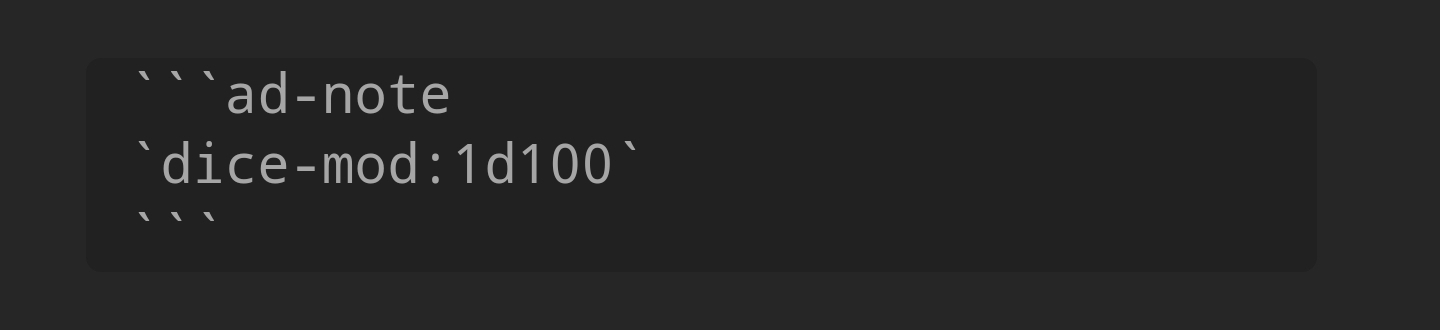 [Bug] `dice-mod` is broken in admonition blocks · Issue #83 · javalent/dice-roller · GitHub
