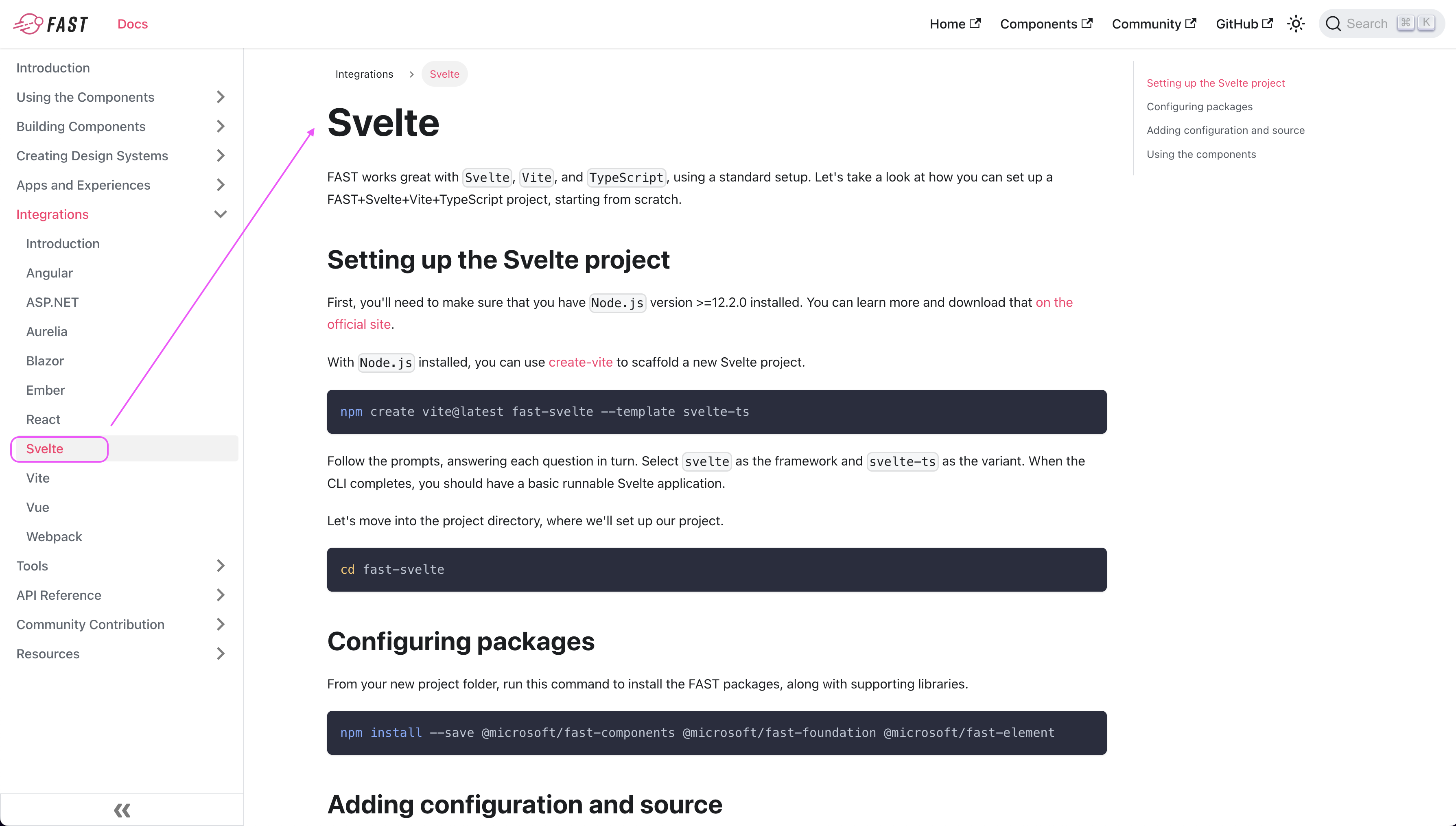 docs: add Svelte integration guides and starter projects by huynhicode · Pull Request #6141 ...