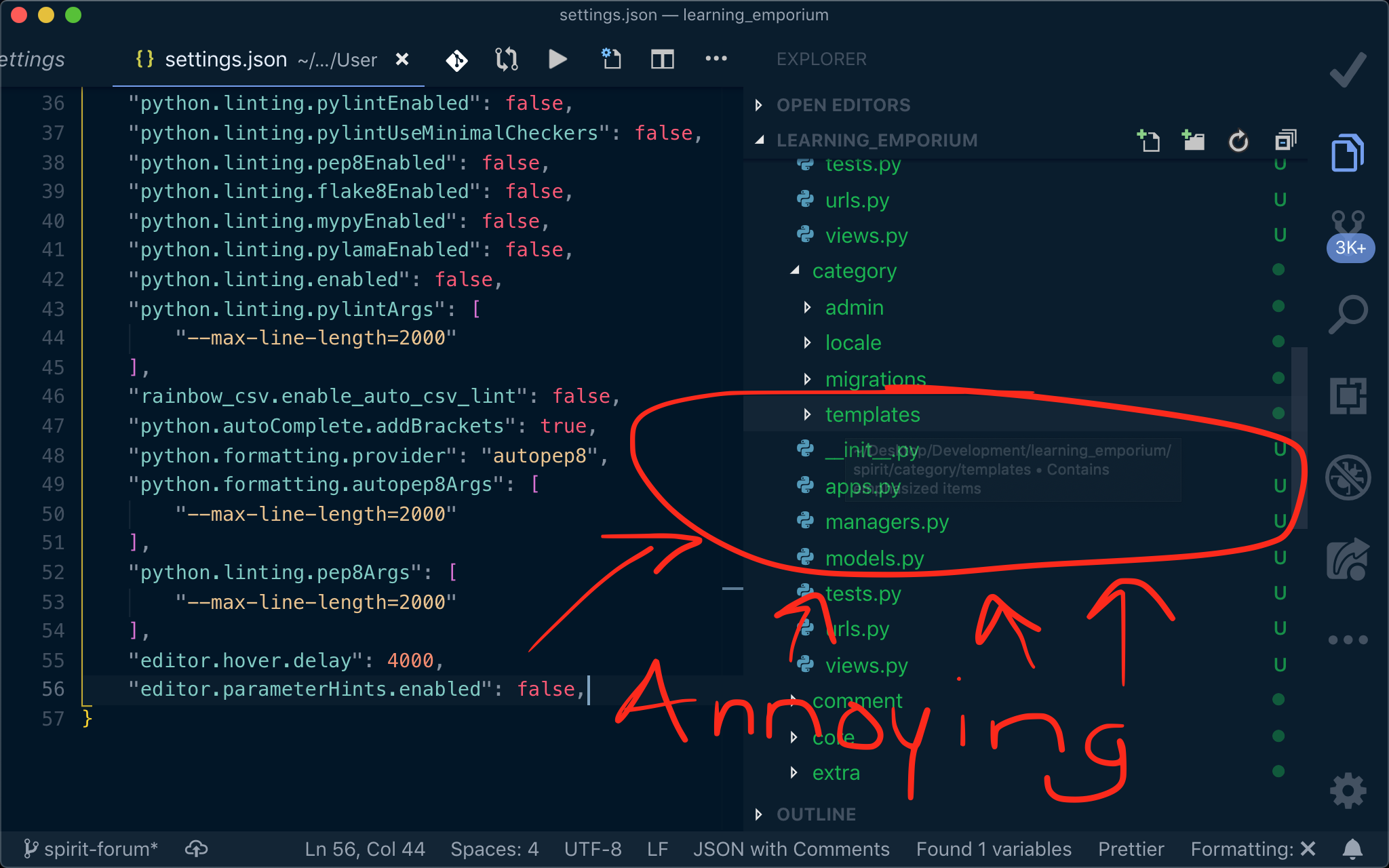 Disable filepath popup in sidebar · Issue #73998 · microsoft/vscode · GitHub