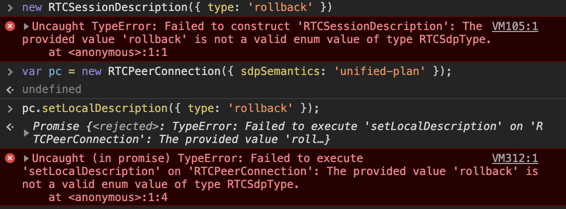 Rollback is not supported · Issue #589 · node-webrtc/node-webrtc · GitHub