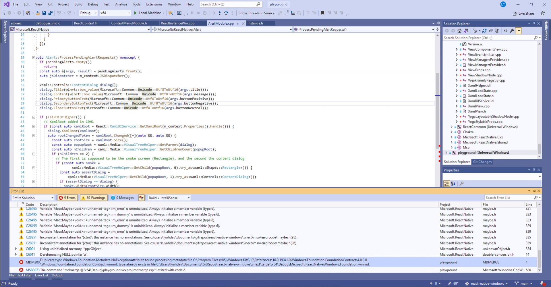 Error when building Playground solution: "type already exists" · Issue ...