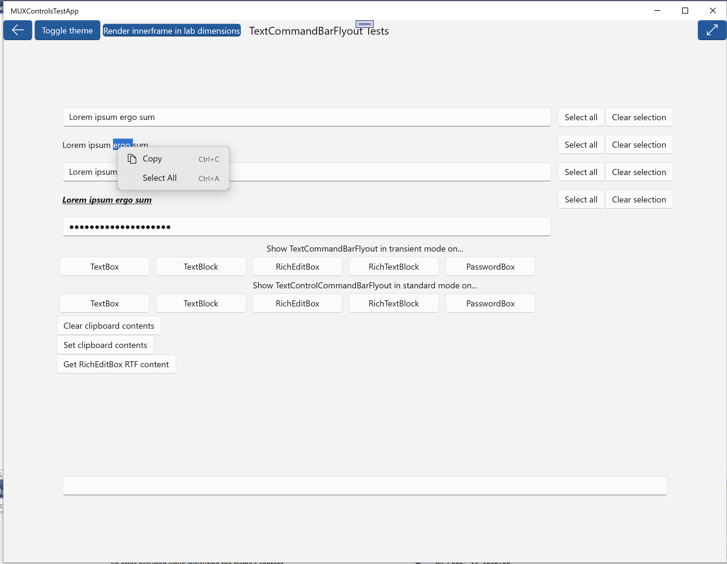 WinUI 2: CommandBarFlyout does not allow keyboard navigation the second time it is opened ...