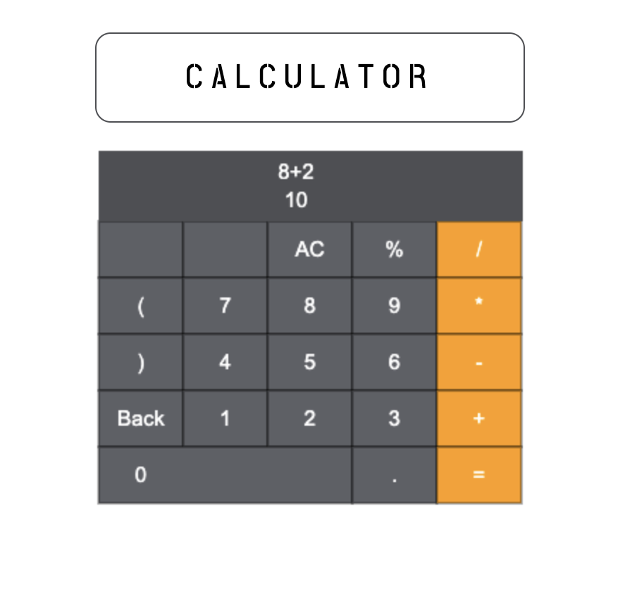GitHub - nethra-viswanathan/canvasCalculator: A calculator application built solely on Canvas API