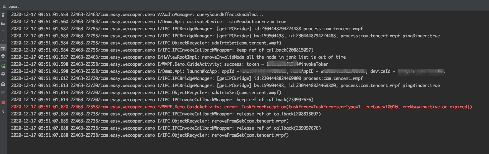 v1.0.4.RC5 激活设备后，免登录打开小程序报错 · Issue #111 · wmpf/wmpf_demo_external · GitHub