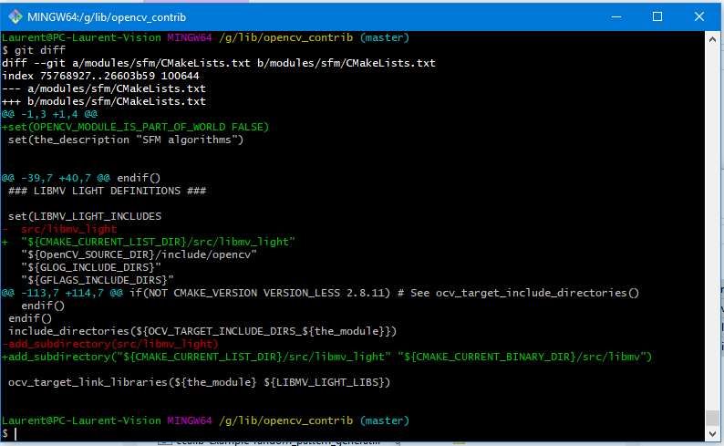 Sfm Is Disabled Because Subdirectory Libmv Not Found · Issue 1353 · Opencv Opencv Contrib · Github