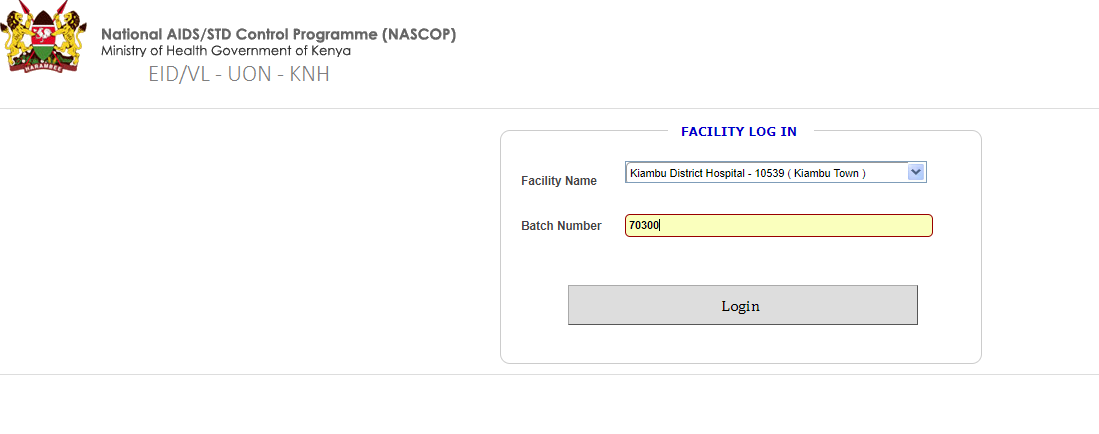 NASCOP VL/EID SYSTEM FAILURE · Issue #1 · uon-crissp/IQVL · GitHub