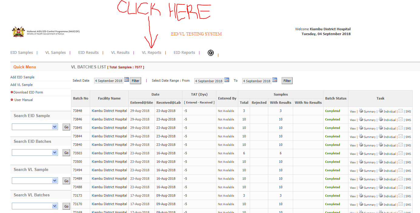 NASCOP VL/EID SYSTEM FAILURE · Issue #1 · uon-crissp/IQVL · GitHub