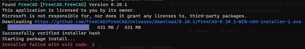 [Bug] Windows installer crash: Failed extracting mkl_avx.dll · Issue #7508 · FreeCAD/FreeCAD ...