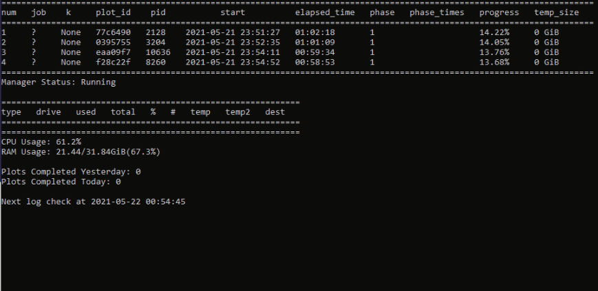 Temp size always 0 GiB · Issue #726 · swar/Swar-Chia-Plot-Manager · GitHub