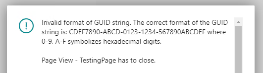Comparision of GUID and Text results in Runtime Error (Compile Time ...