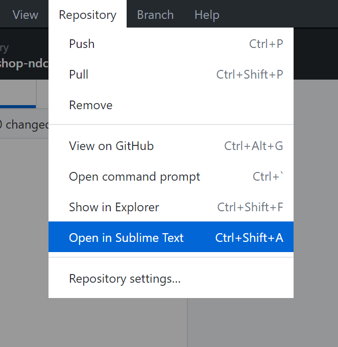Open Repository in External Editor · Issue #2009 · desktop/desktop · GitHub