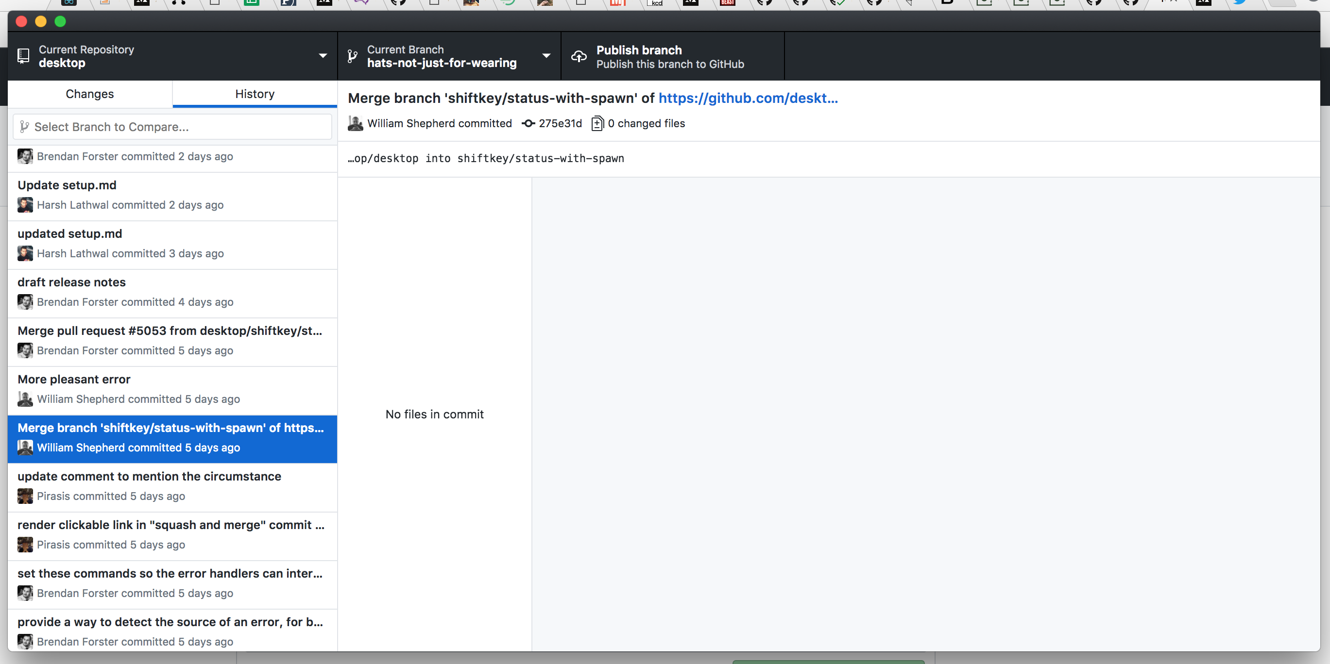 Improve Our Representation Of Merge Commits · Issue 386 · Desktopdesktop · Github 3647