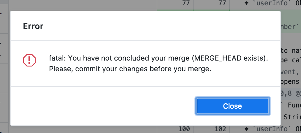 Show Conflict Resolution Flow When Conflicted Merge Is Started Elsewhere · Issue 6045 · Desktop