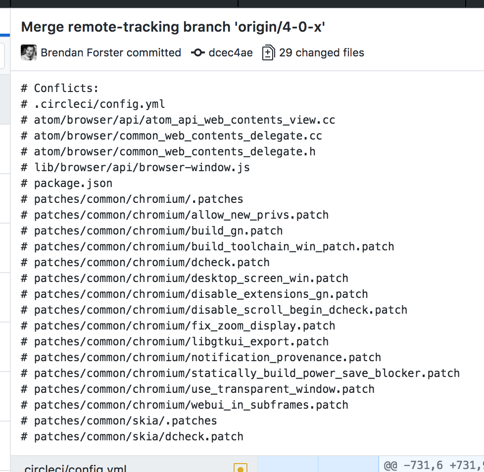 Commit Merge After Conflicts Includes Commented Lines In Commit Message · Issue 6134